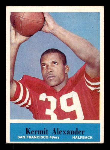 1964 Philadelphia Football #155 Kermit Alexander EX *e2 | eBay