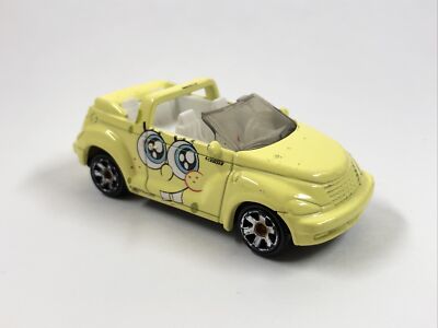 MATCHBOX 2009 PT Cruiser Convertible Spongebob Squarepants Yellow Play ...