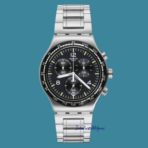Montre Swatch Irony Chrono Night Flight YVS444G 7610522840546 | eBay