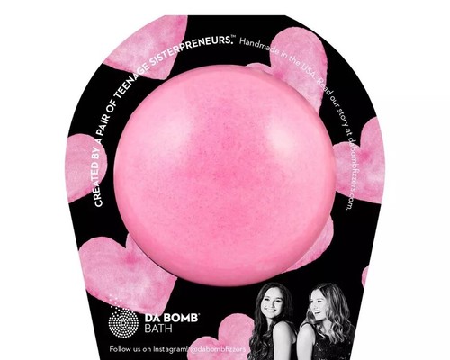 Da Cupid Bomb Strawberry Bath Fizzer with a Surprise Inside Bath Bomb 3 ...