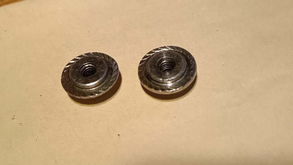 HPI Savage 17mm Hub Wheel M5 Flange Lock Nut 2 pcs Reverse Thread Used ...