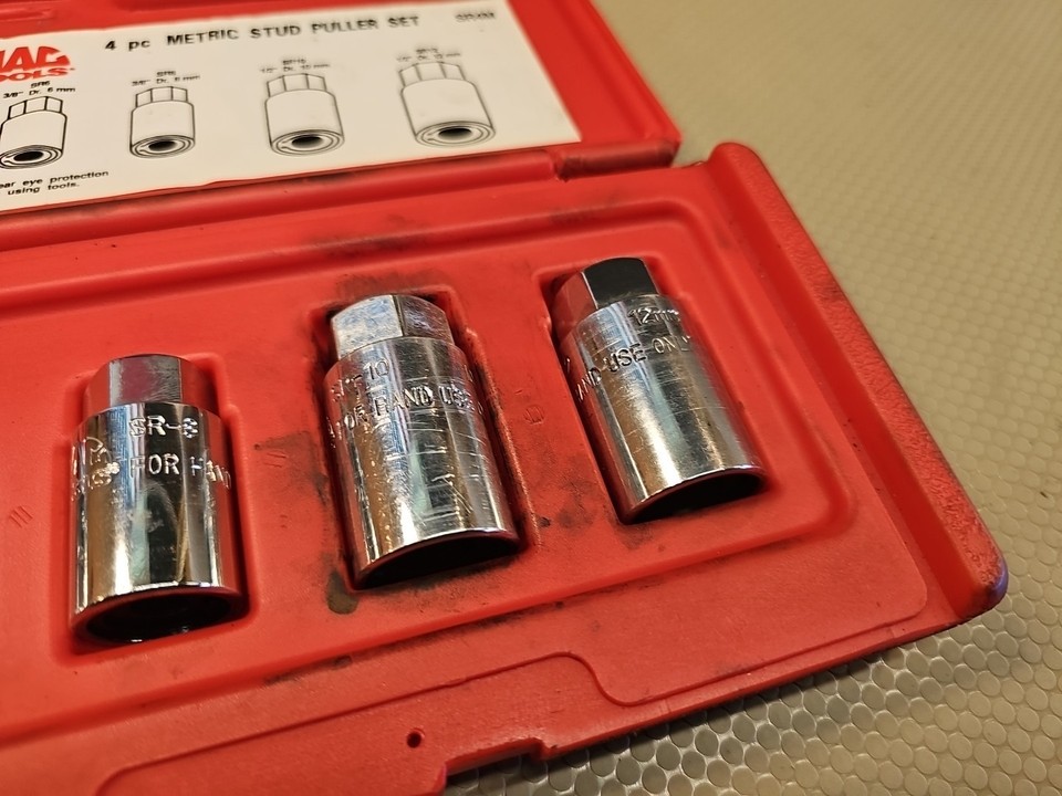 4 Pc Mac Tools Metric Stud Puller Set SR4M USA | eBay