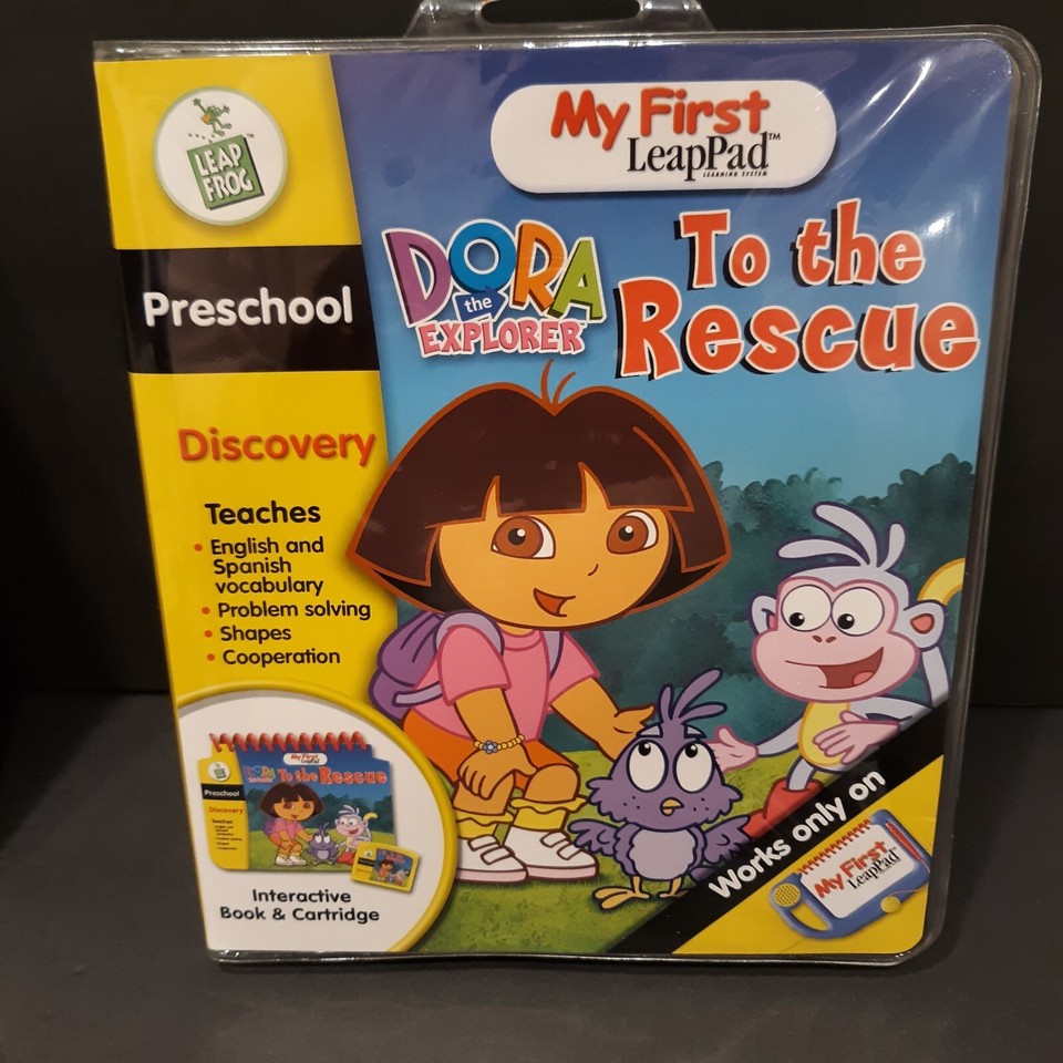 (4) Leap Frog My First Leap Pad Preschool Dora Disney Train Game ...
