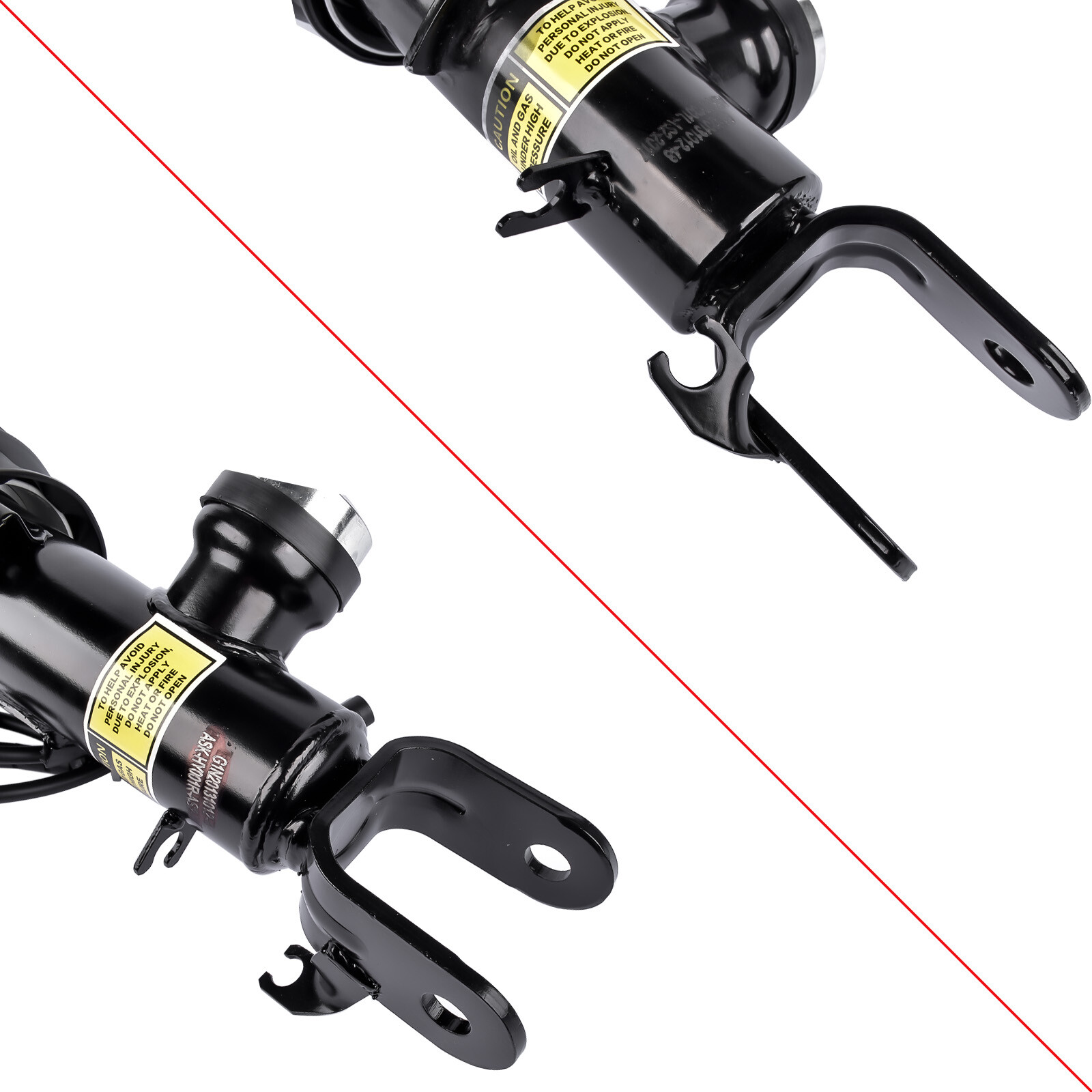 Pair Front Air Suspension Shocks Struts for Hyundai Equus Sedan 2009 ...