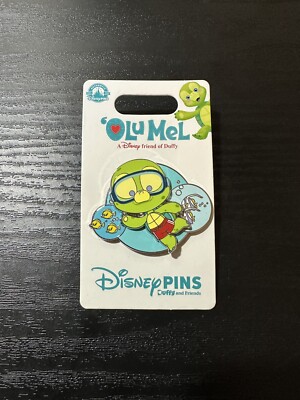 *New Disney Authentic Moving Pin On Pin Olu Mel Turtle Scuba Diving ...