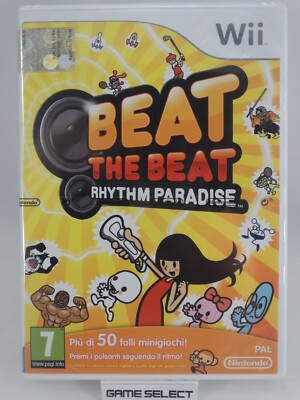 BEAT THE BEAT RHYTHM PARADISE NINTENDO WII e WIIU U PAL ITALIANO NUOVO ...