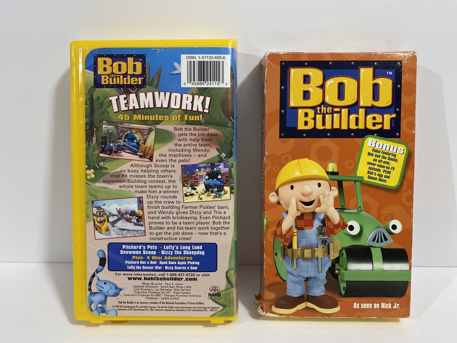 Bob The Builder Teamwork Vhs