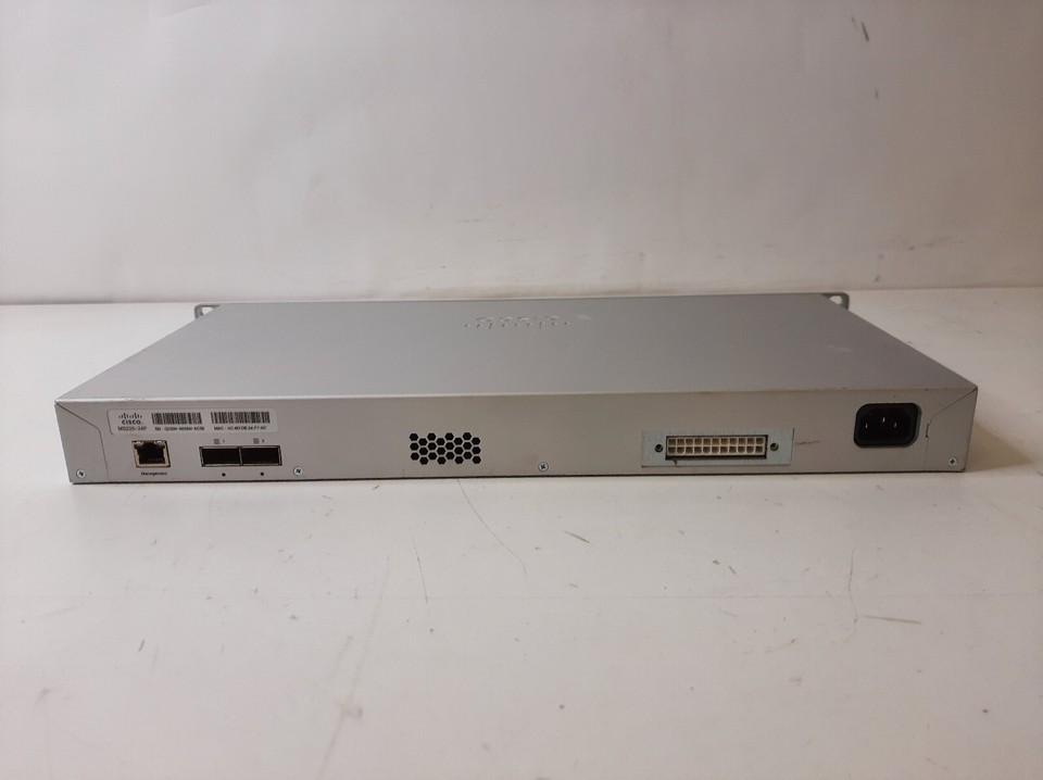 Meraki MS-225 24 Port Gigabit Switch 4x SFP+ MS-225-24P-HW Unclaimed | eBay