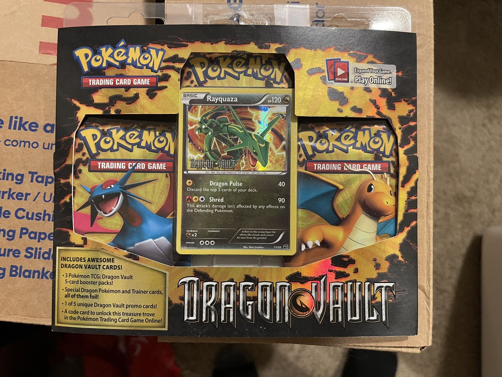 Pokémon Dragon Vault Card Game Booster (Pack of 3) for sale online | eBay