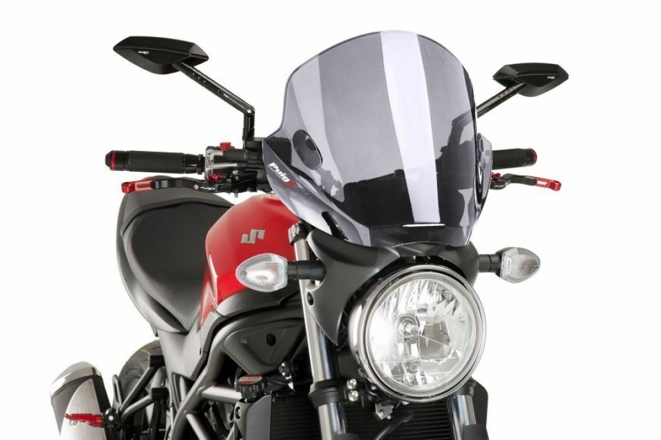Puig Stream Screen Windshield Deflector Light Smoke Husqvarna Nuda 900 ...
