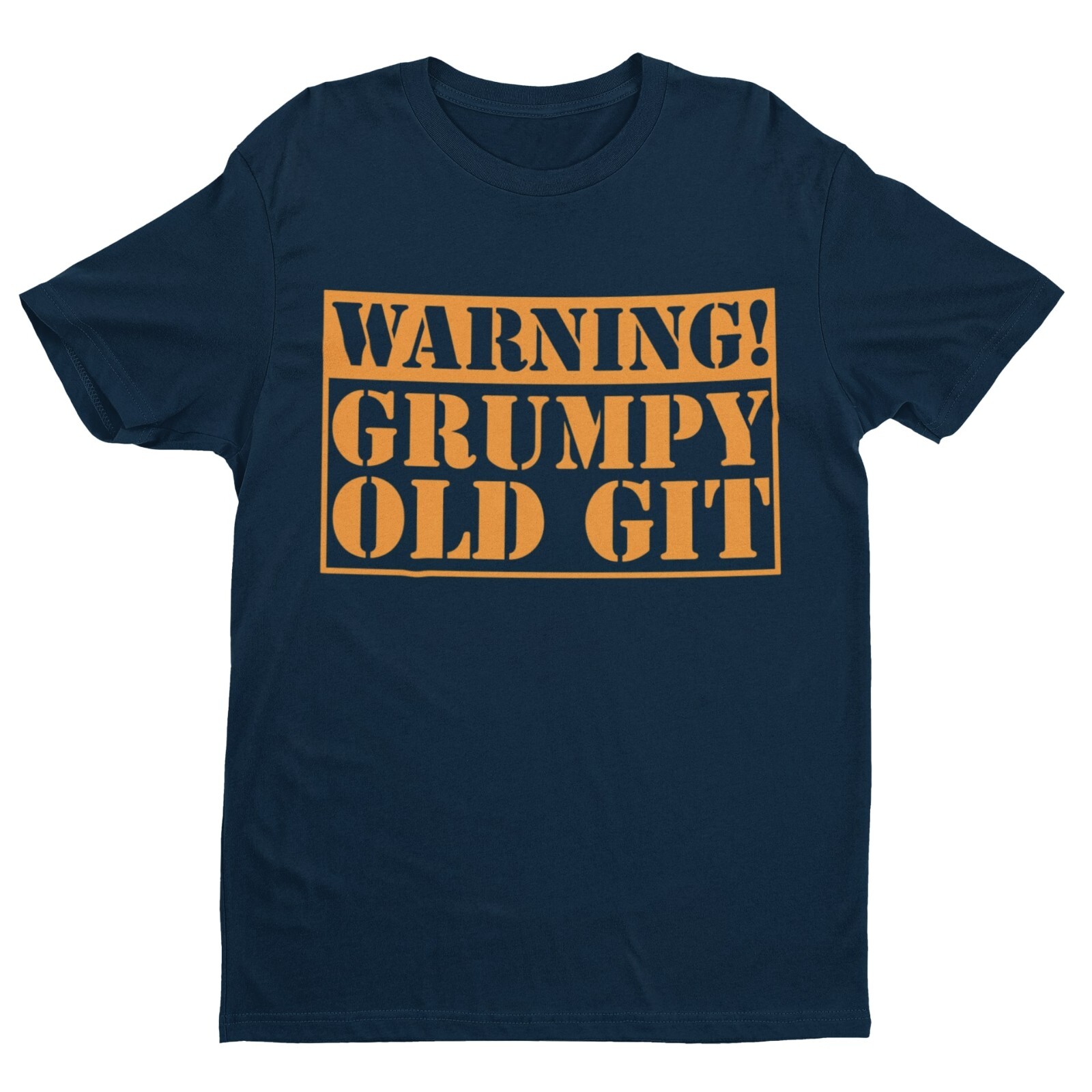 Warning Grumpy Old Git Funny T Shirt tshirt top Old Man Dad Grandad ...