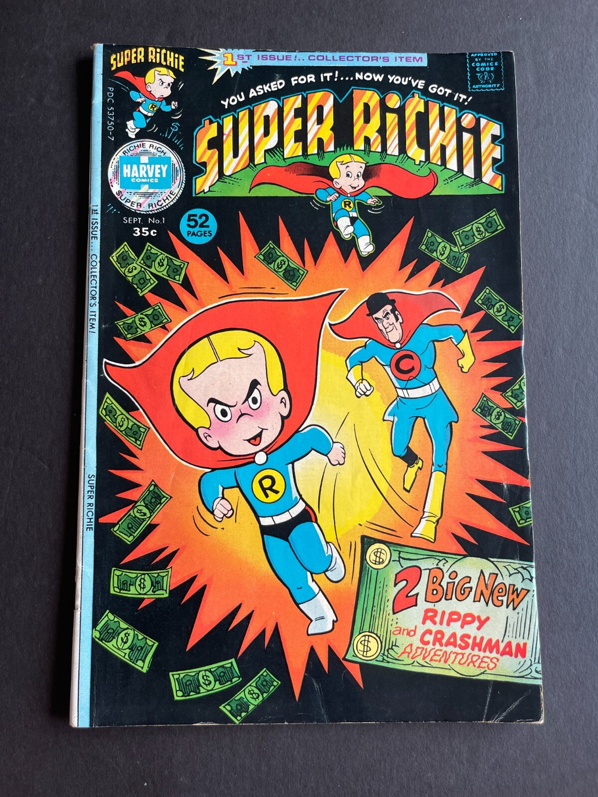 Super Richie #1 - Richie and Cadbury (Harvey, 1975) Fine | eBay