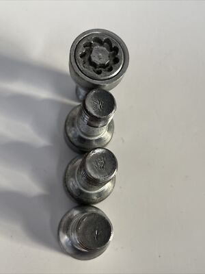 2000-2020 VW Wheel Locking Lug Nut x4 Code W OEM Used Lock Bolt w/ no ...