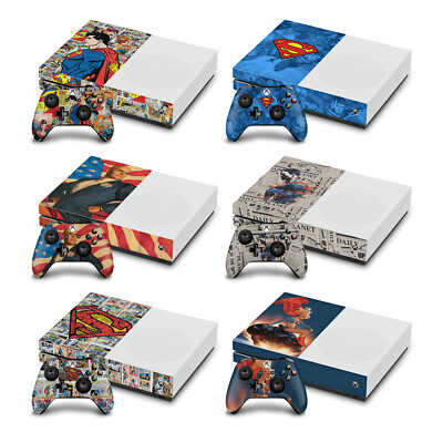 SUPERMAN DC COMICS LOGOS AND COMIC BOOK VINYL SKIN ONE S CONSOLE ...