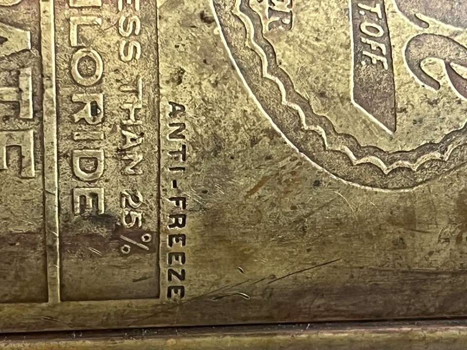 Pyrene Fire Extinguisher Heavy Vehicle Type 1 1/2 Qt Classification B-2 ...