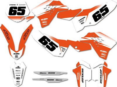 Sticker kit for KTM SXF 450 2007 - 2010 models GROOVE STYLE KTM ...