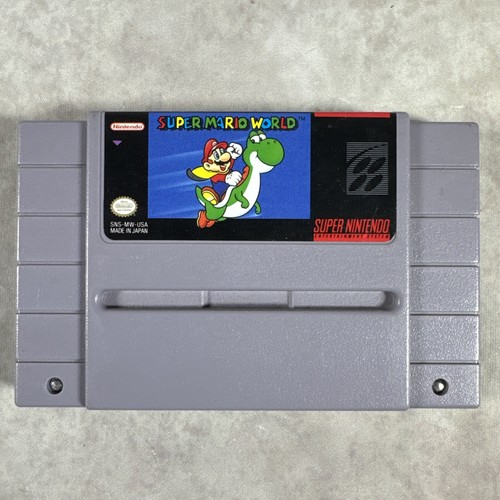 Super Mario World (Nintendo SNES, 1992) TESTED & WORKS | eBay