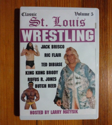 St Louis Wrestling Volume 5 DVD Ric Flair Bruiser Brody Kerry Von Erich ...