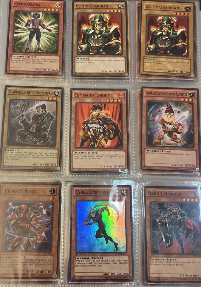 YU-GI-OH CARDS (WARRIOR AND PYRO TYPE MONSTER CARDS)-YOU PICK- BUY MORE ...