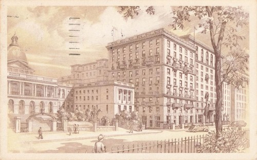 Hotel Bellevue Beacon Hill Boston Massachusetts Postcard Posted 1950 | eBay