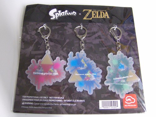 SPLATOON X ZELDA KEYCHAINS MY NINTENDO PROMO **READ DESCRIPTION** | eBay