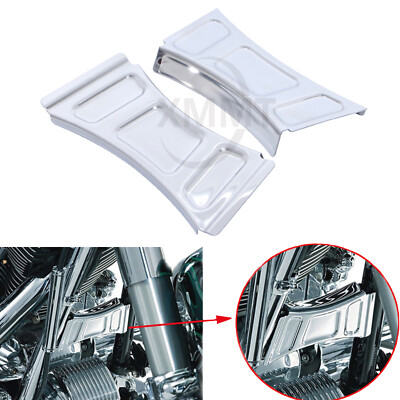 Chrome Frame Down Tube Cross Brace Covers For Harley Street Glide CVO ...