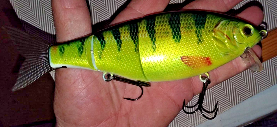 #BF 7in 2.3oz Big Size PERCH JOINTED FLOATING MULTI-JOINTED WAKE ...