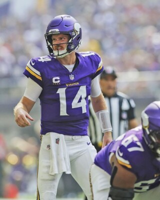 Minnesota Vikings SAM DARNOLD Glossy 8x10 Photo Football Print Poster ...