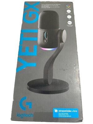 Logitech G Yeti GX Dynamic RGB Gaming Microphone - Black | eBay