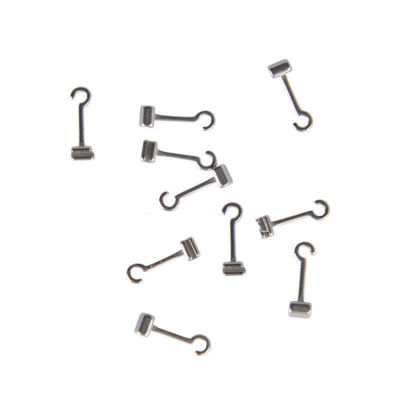 10 Packs Dental Orthodontic Sliding Crimpable Hooks Long Right ...