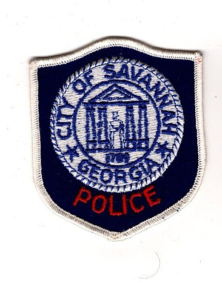Vintage, Cloth Back City of Savannah, Georgia Police Patch | eBay