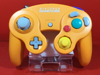 Nintendo Official GAMECUBE Wii Controller GC Pad Orange JAPAN OFFICIAL ...