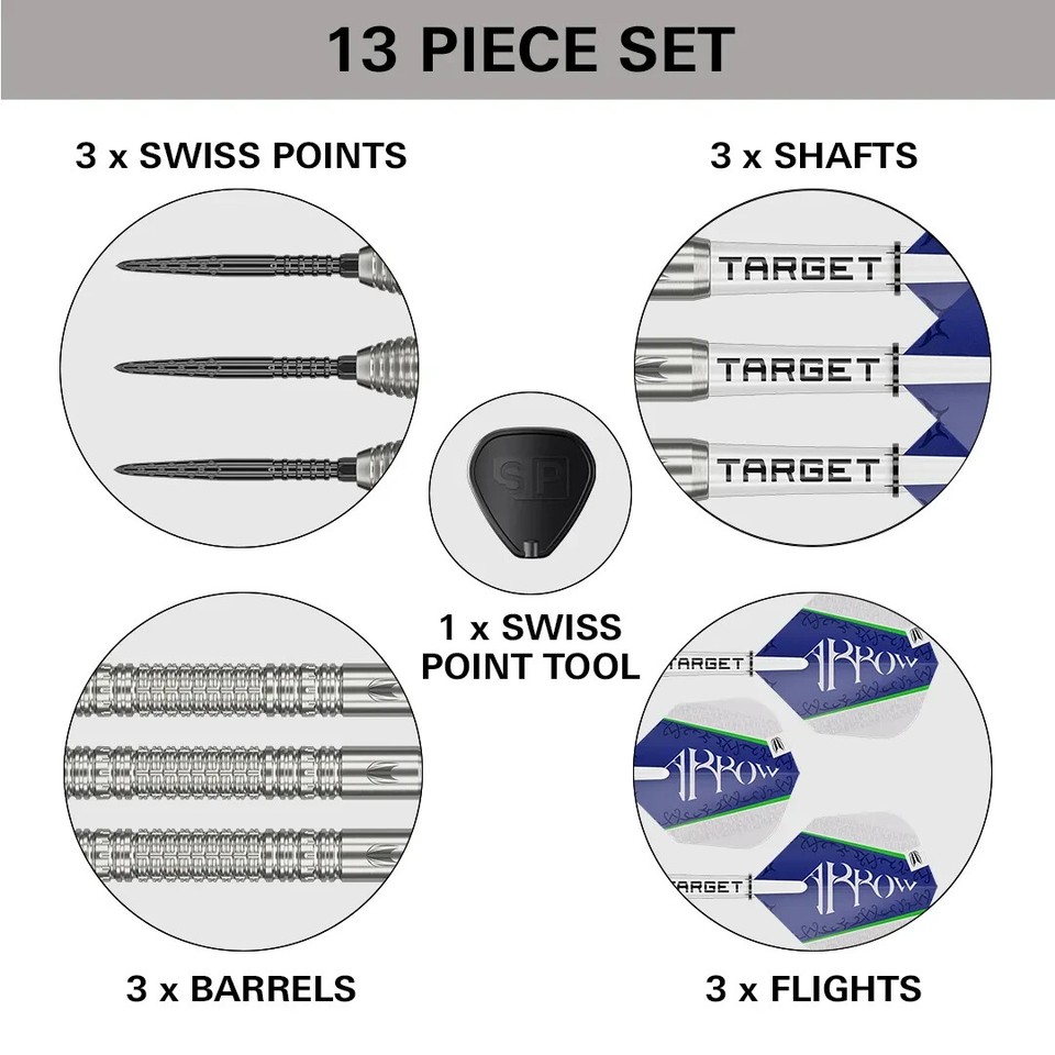 **NEW** Target Shane McGuirk G1 Tungsten Darts Set - 23g BLACK FRIDAY ...