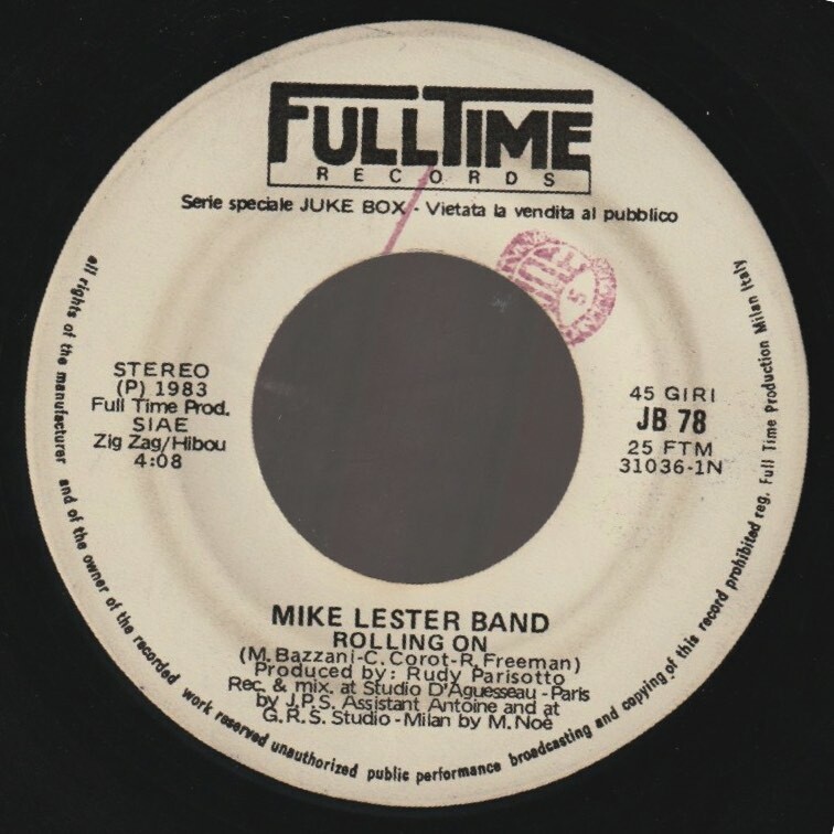 VINYL 7 " BAND OF JOCKS / MIKE LESTER BAND LET'S ALL DANCE / ROLLING ON ...