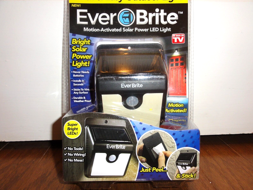 Everbrite Solar Powered Motion-Activated LED Outdoor Light AS SEEN ON ...