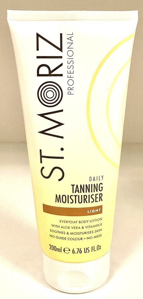 St. Moriz Professional Gradual Daily Self Tanning Moisturiser, 200ml ...