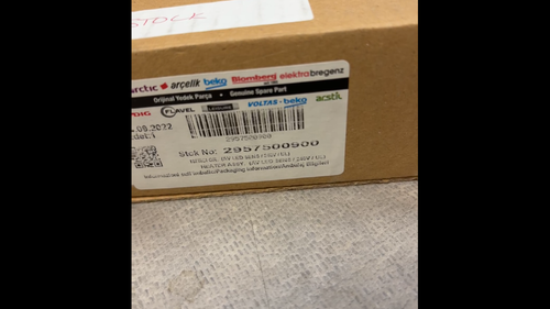 2957500900 New OEM Original Blomberg Dryer Heater Assy W/ Thermostat ...