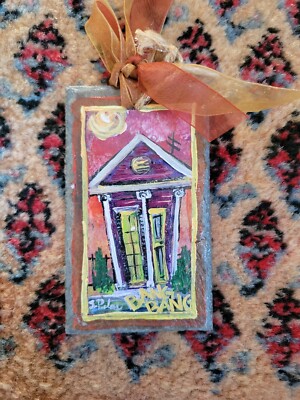 stacey pelas slate new orleans house christmas ornament french quarter ...