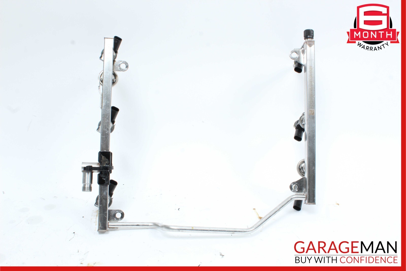 05-12 Mercedes W204 C300 C350 R350 Fuel Injector Rail w/ Fuel Injectors ...