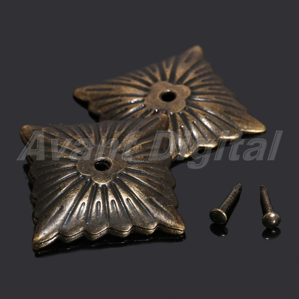 0.83 x 0.83 Inches Vintage Elegant Square Upholstery Nails Tacks Studs ...