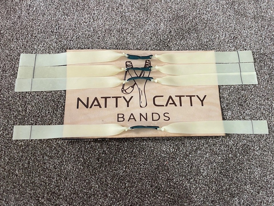 Natty catty bands X4 catapult/slingshot ott/ttf .75 25-20 (Powerful ...