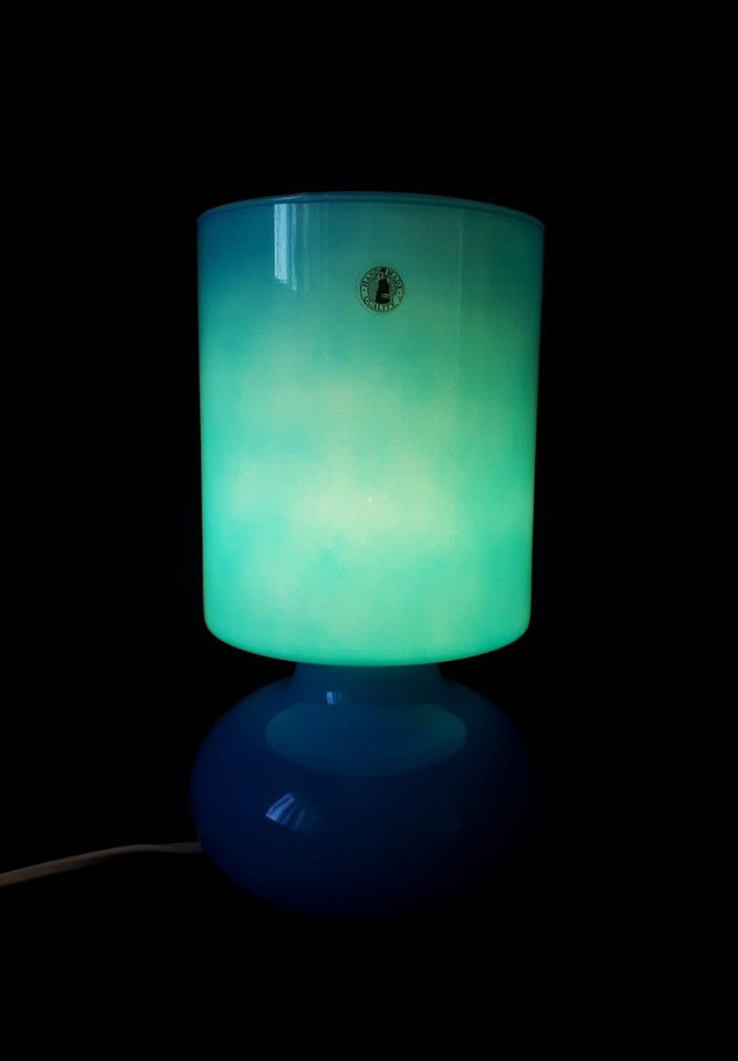 Ikea LYKTA Lampada Azzurra da Tavolo a Fungo Modello Ikea Vintage | eBay