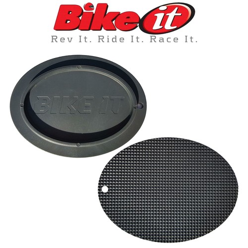 UNIVERSAL MOTORCYCLE SCOOTER SIDE STAND PUCK PUK PAD OVAL - BLACK | eBay UK