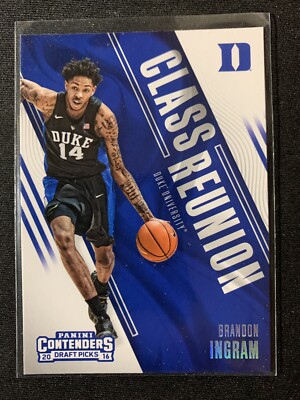 Brandon Ingram 2016-17 Panini Contenders Class Reunion Rookie Card #2 ...