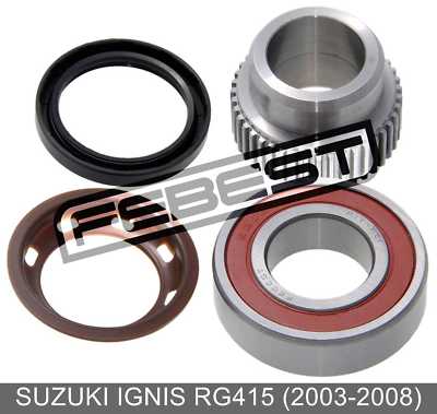 Ball Bearing Kit Rear Axle Shaft 30X62X16 For Suzuki Ignis Rg415 (2003 ...