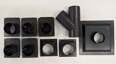 Dust collection system fittings for 4" duct, set of | eBay