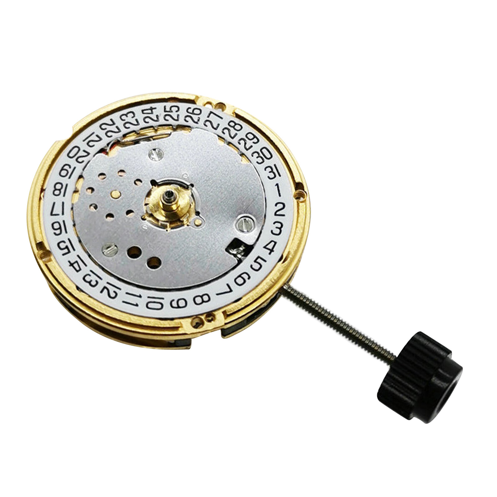 3 Hands Quartz Movement Watch Movement Date At 3 O'clock For ETA F03 ...