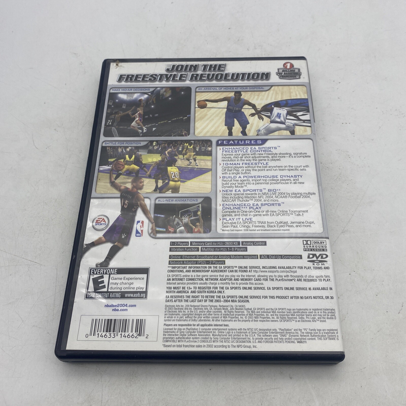 PlayStation 2 PS2 NBA Live 2004 CIB Complete Tested & Working EA Sports ...