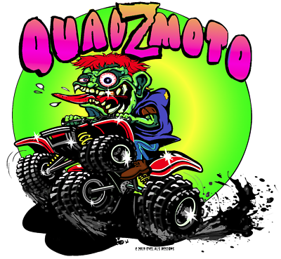 QUAD-Z-MOTO! RETRO ATV - UTV - QUAD DECALS AN AUTHENTIC EVEL AL DESIGN ...