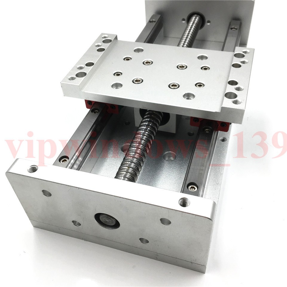 100-1000mm Linear Rail Sliding Table Cross Slide Module SFU1605 XYZ ...